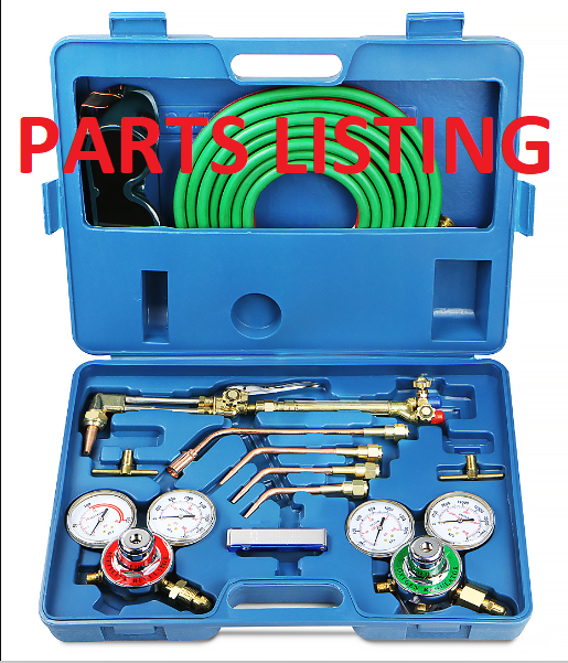 55147 Victor type welding kit PARTS LISTING – XtremepowerUS