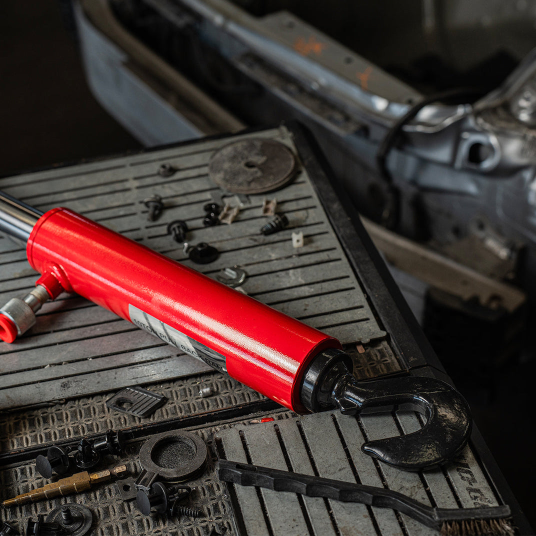 XtremepowerUS 10 Ton Hydraulic Pull Back Ram Porta Power Frame Machine