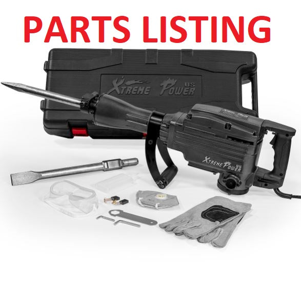 61103 2200Watt Jack Hammer PARTS LISTING – XtremepowerUS