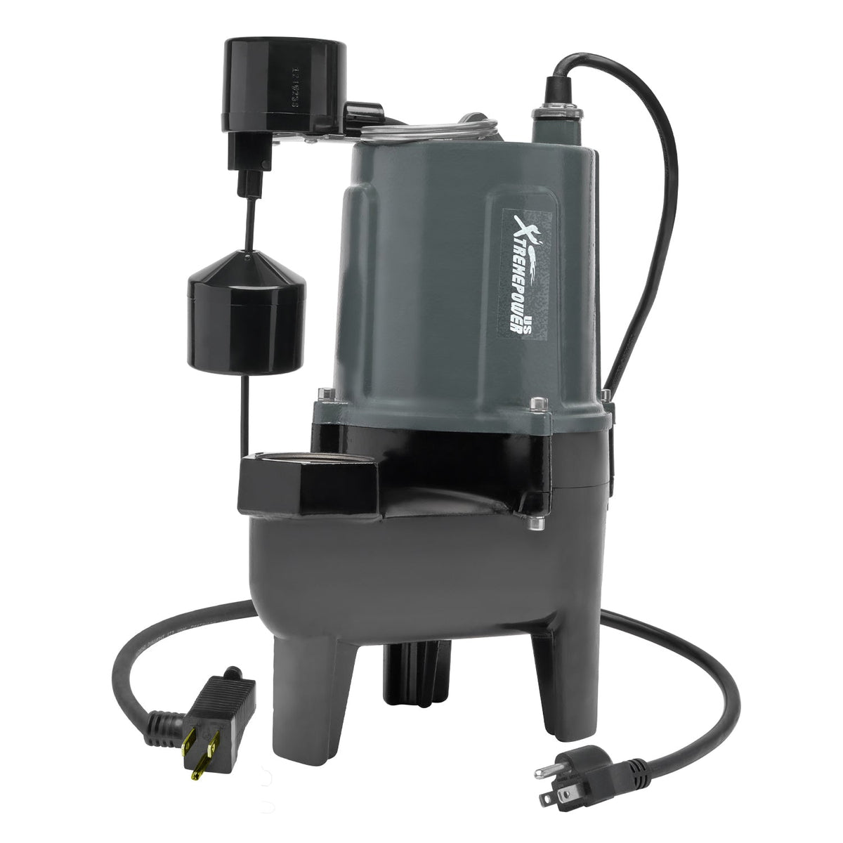 XtremepowerUS 3/4HP Submersible Sewage Pump Sub Pump 8400 GPH Cast Iro