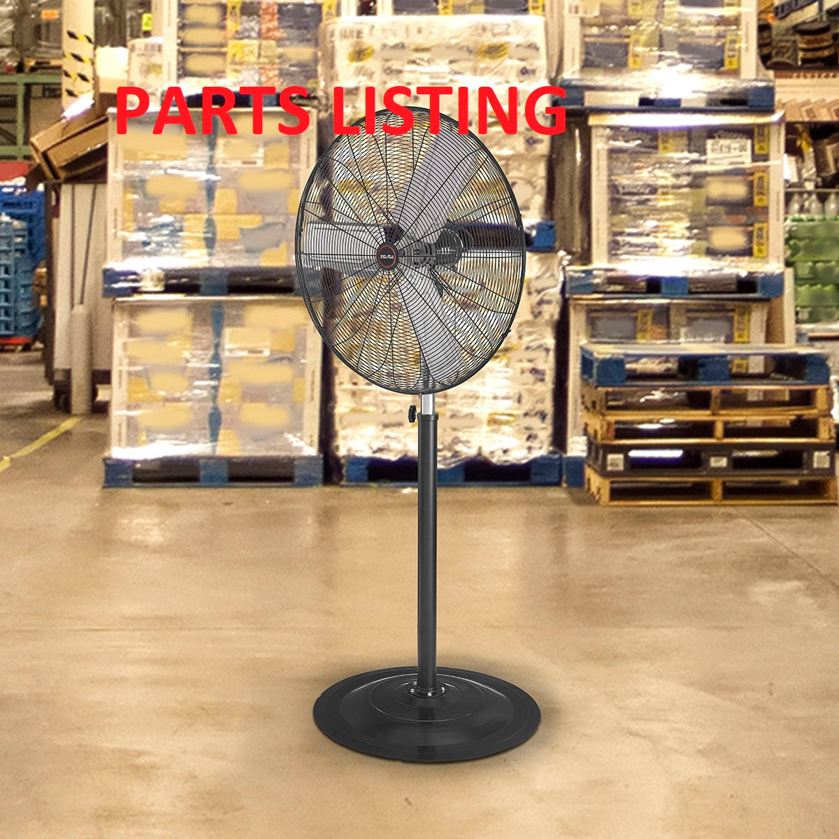 92026 FAN 30" STAND SQUARE BLADE 3-SPEED - XTREMEPOWERUS PARTS LISTING ...