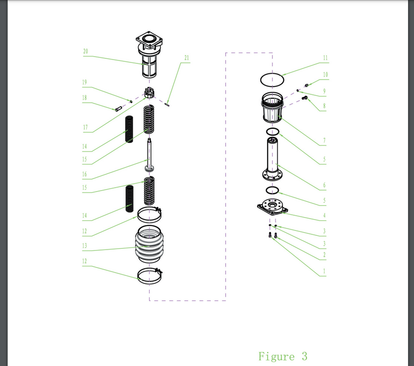 61009 PARTS LISTING RAMMER JUMPING JACK GAS 6.5HP - STARK – XtremepowerUS