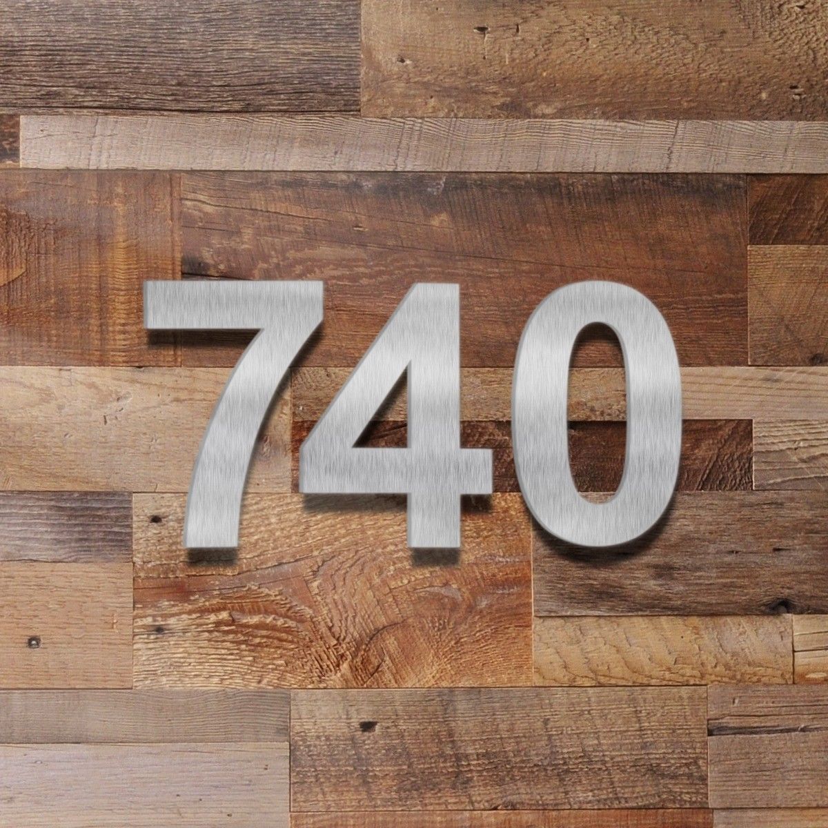 Barton 6" House door wall apt hotel Letter Number Stainless Steel 0 to ...